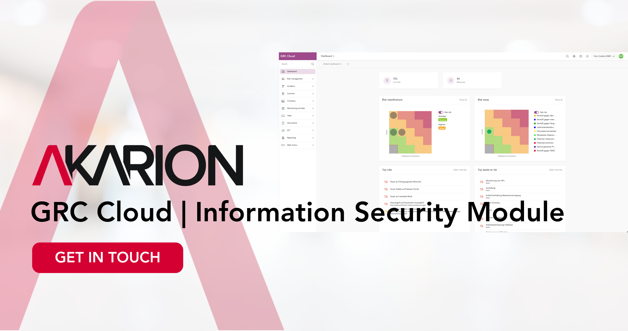 Information Security module | AKARION GRC Cloud
